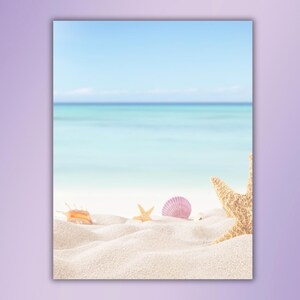 Beach Printable Stationery Digital Download,printable Writing Paper ...