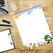 Pixel Style Printable Stationery-cute Animal Stationery-stationary Set ...