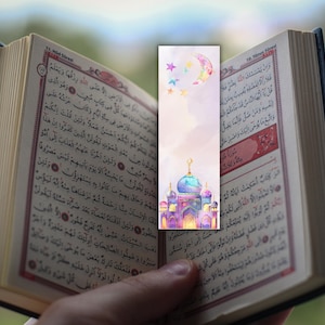 Watercolor Muslim PRINTABLE Bookmark Set-ramadan Bookmark-islamic ...