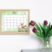 June 2024 Editable Calendar-printable Summer Monthly Planner-fox Kids ...