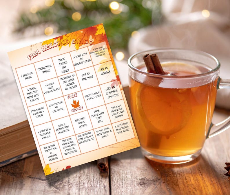 Book Club Activity-printable Book Bingo-printable Book Bingo-book ...