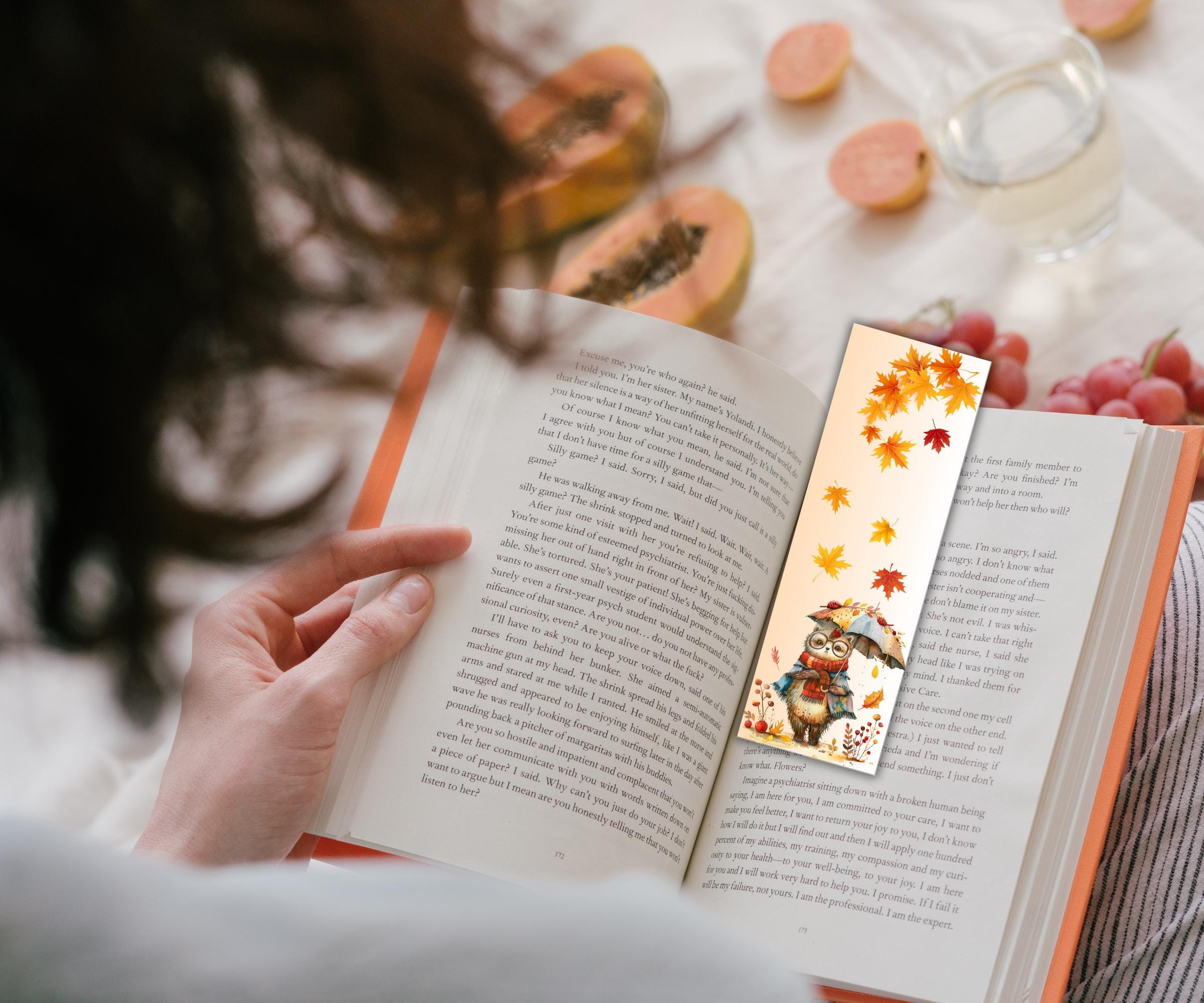 Autumn Reading Printable Bookmarks Bundle-fall Autumn Bookmark-cute ...