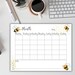 Monthly Planner-editable Printable Monthly Calendar-landscape Monthly ...