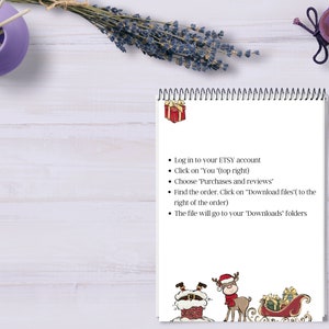 Printable Santa Claus Stationery/santa Claus Letter/christmas Writing ...