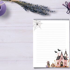 Halloween Letters-halloween Printable Stationery Set-cute Ghost Writing ...