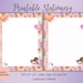 Cute Ghosts and Pumpkin-cute Halloween Notepaper-autumn Printable ...