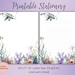 Marine Printable Stationery-whale Stationery-ocean Writing Set ...