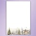 Winter Village Printable Stationery-winter Writing Paper Set A5/a4 ...