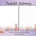 Undersea World Printable Stationery- Sea Marine Ocean Writing Set ...