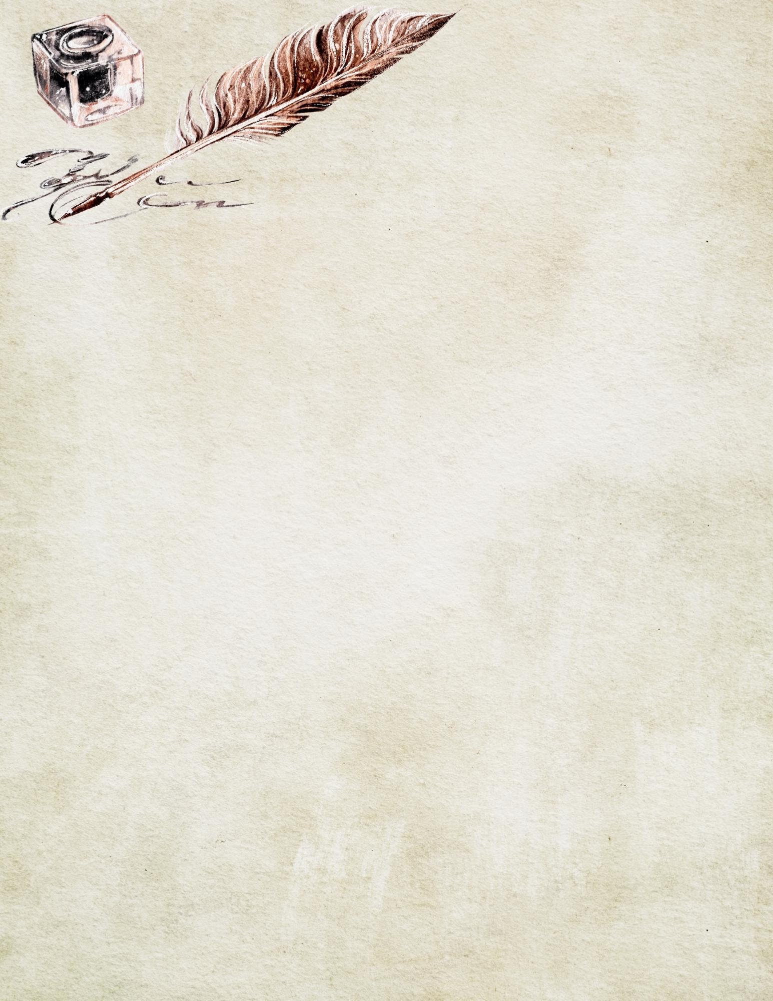 Vintage Old Paper Printable Stationerypen and Ink Pen Pal - Etsy