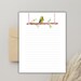 Parrot Printable Stationery-birds Stationary-watercolor Birds Writing ...