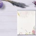 Wildflower Stationary Watercolor Printable Stationery,penpal Stationary ...