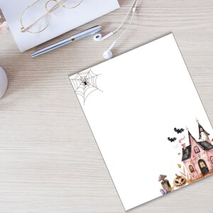 Halloween Letters-halloween Printable Stationery Set-cute Ghost Writing ...