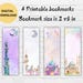 Watercolor Muslim PRINTABLE Bookmark Set-ramadan Bookmark-islamic ...