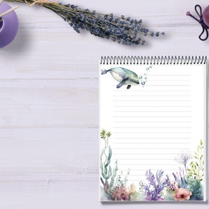 Marine Printable Stationery-whale Stationery-ocean Writing Set ...