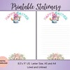 Cute Christmas Animals Printable Stationery-penguin Stationary-winter ...