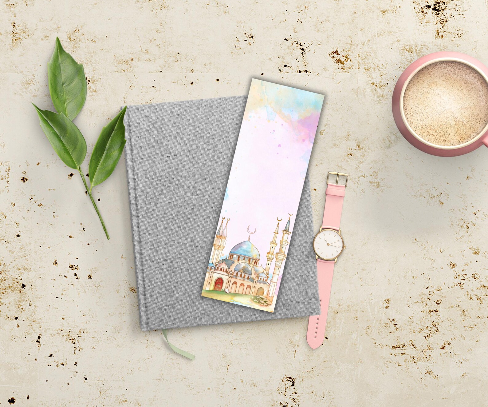 Watercolor Muslim PRINTABLE Bookmark Set-ramadan Bookmark-islamic ...