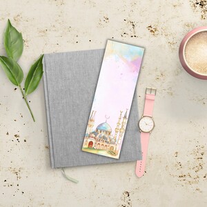 Watercolor Muslim PRINTABLE Bookmark Set-ramadan Bookmark-islamic ...