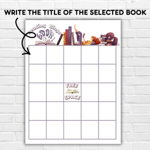 Printable Book Bingo-reading Challenge-book Checklist-book Club ...