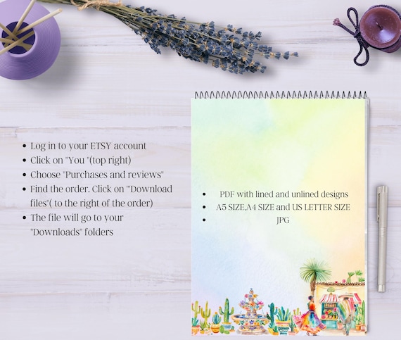 Printable Mexican Stationery