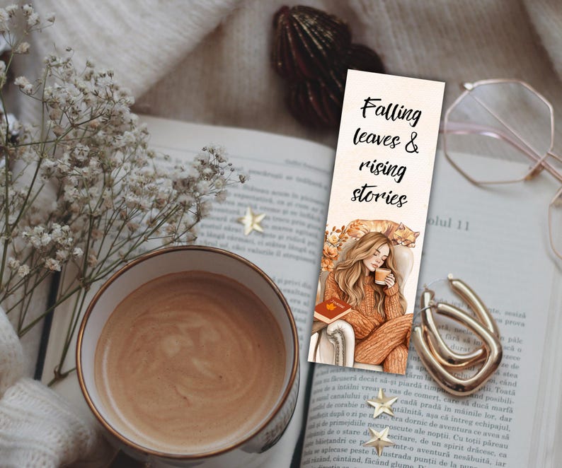 Autumn Reading Printable Bookmarks Bundle-fall Autumn Bookmark-cute ...