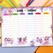 Editable Fairy School Schedule-school Planner Calendar-printable School ...