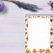 Christmas Gingerbread Printable Stationery-christmas Stationary Holiday ...