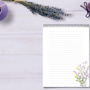 Wildflower Writing Set,flower Printable Stationery,writing Paper Letter ...