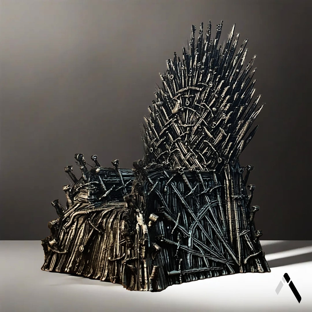 Iron Throne Tabletop Decor, Game of Thrones Inspired Home Decoration ...