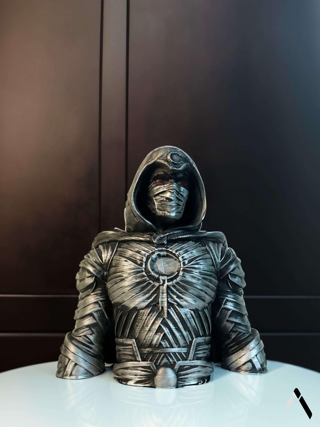 Moon Knight Bust Statue - Action Figure Sculpture, Superhero Decor ...
