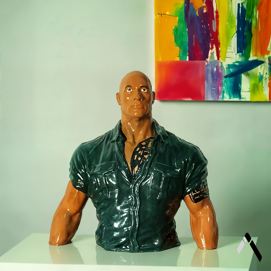 Jumanji "the Rock" Johnson Bust: Limited Edition Ceramic Resin ...