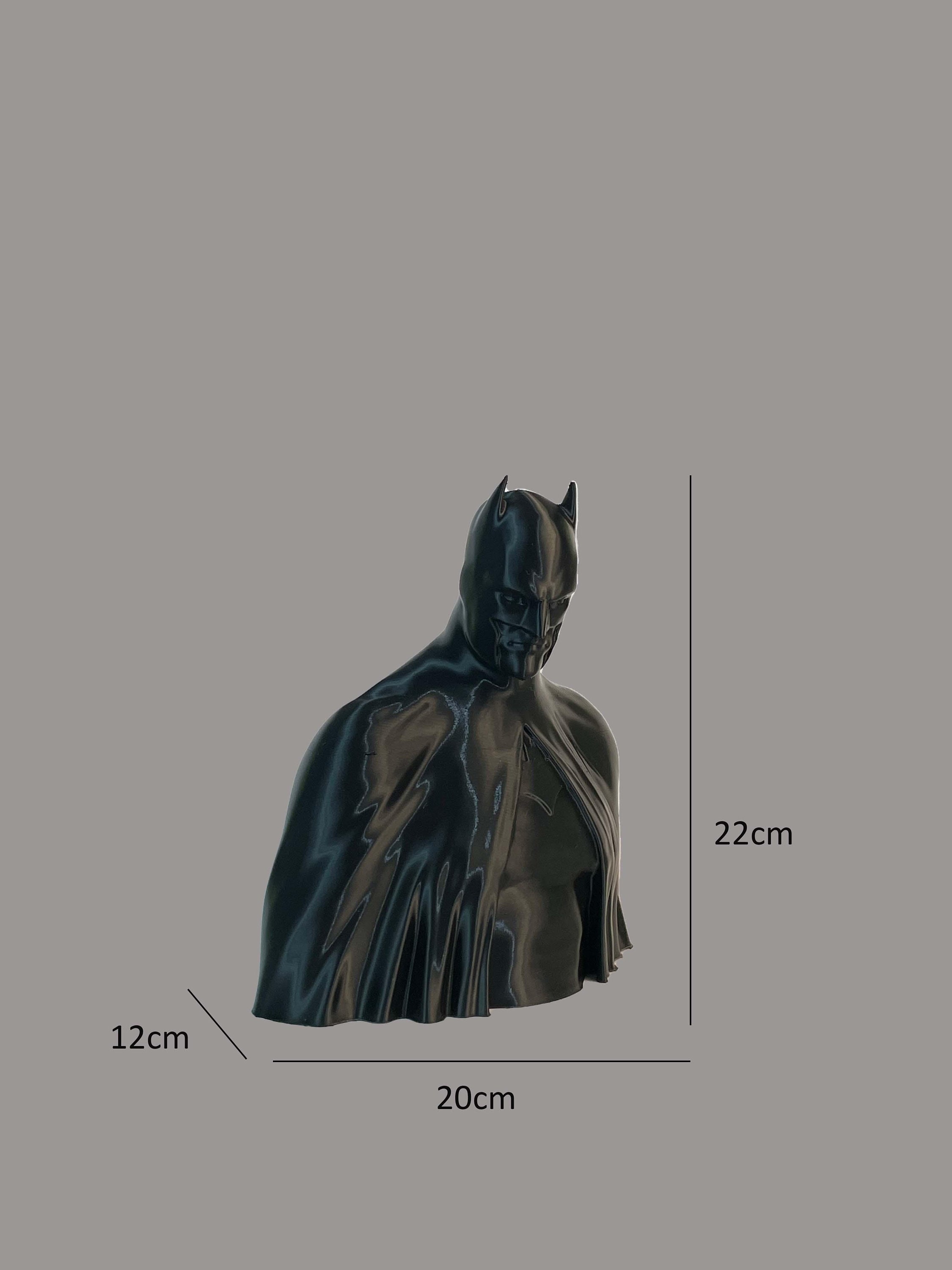 Classic Bat Suit 1995 Batman Bust Sculpture, DC Collectible Decor ...