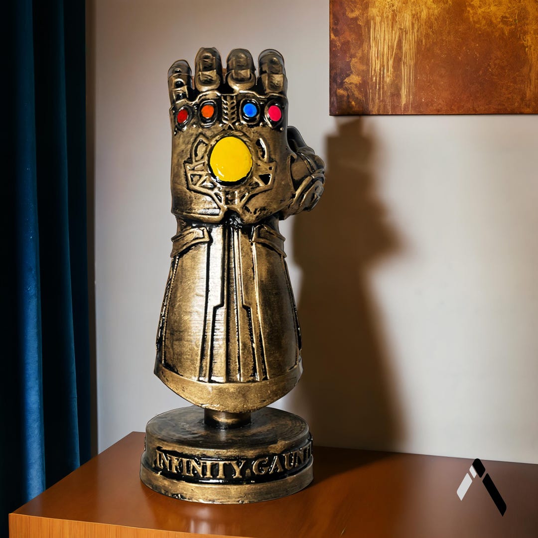 Hand-painted Infinity Gauntlet – Ceramic Resin Marvel Prop Replica - Etsy
