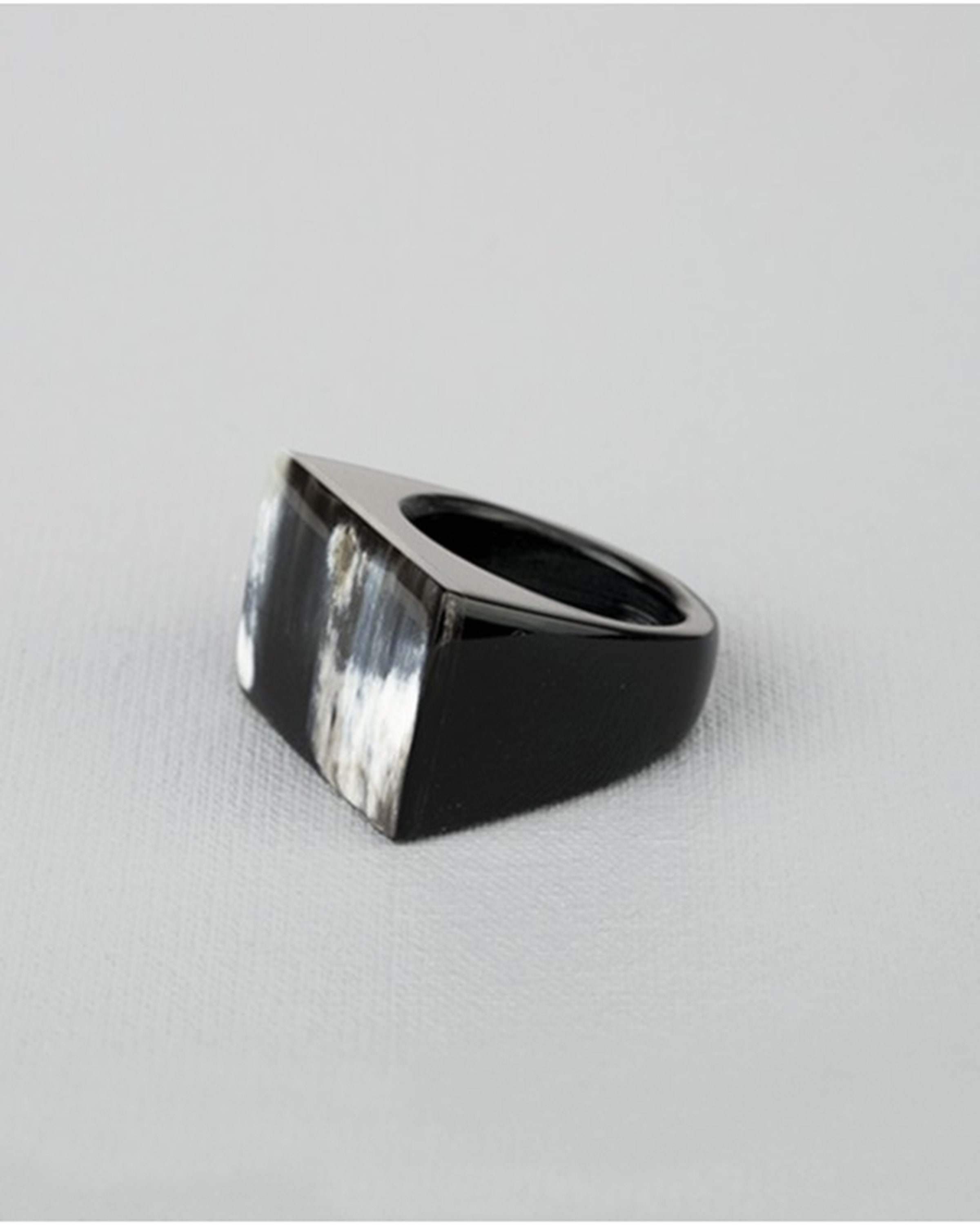 Buffalo Horn Ring Big Ring Geometric Ring Statement Ring - Etsy