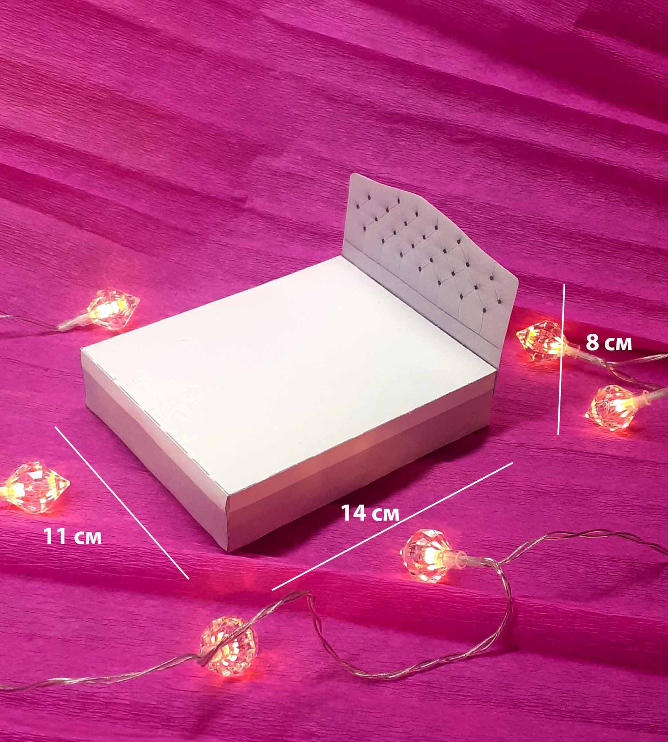 DIY an Art Deco Bed Made of Paper. Scale 1:14. Patterns and Video ...