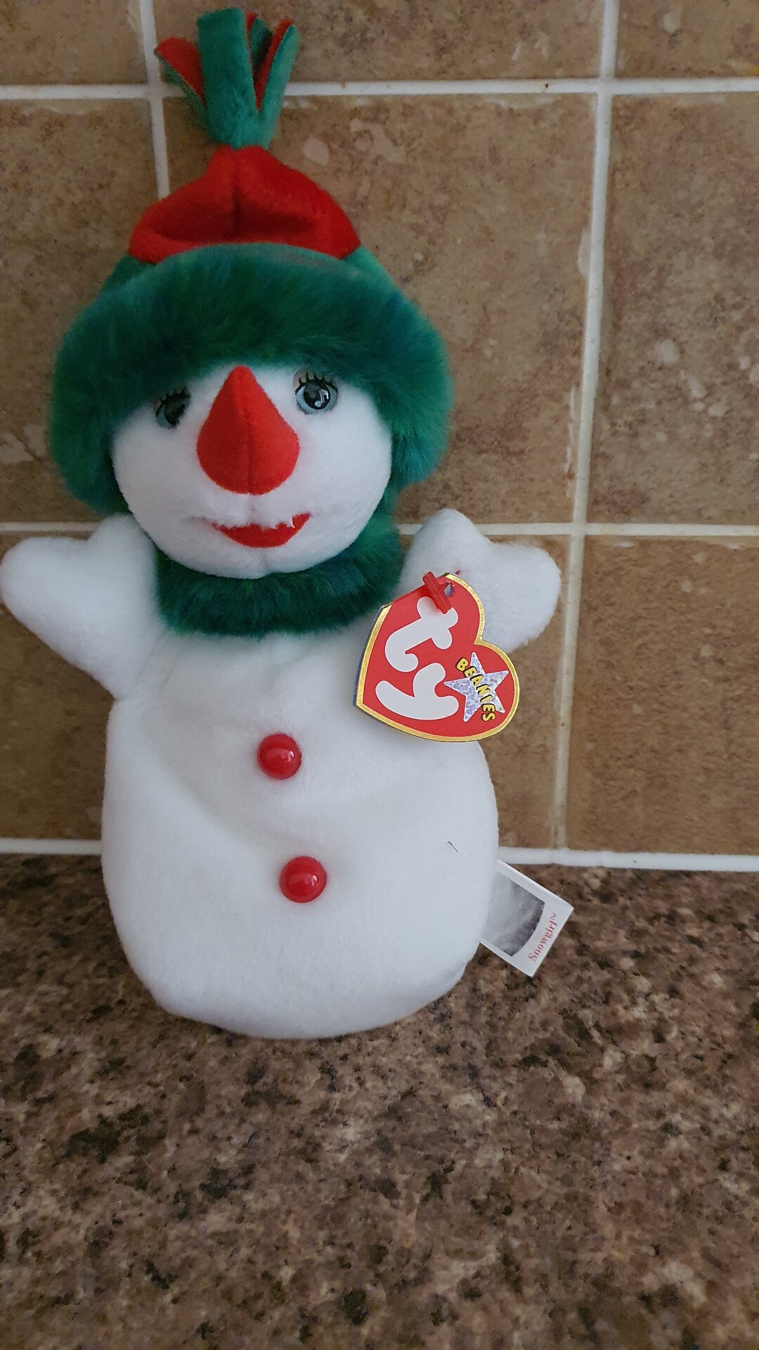 Ty Snowgirl Beanie Baby - Etsy