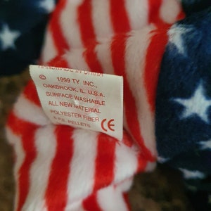 Ty Spangle American Beanie Baby - Etsy