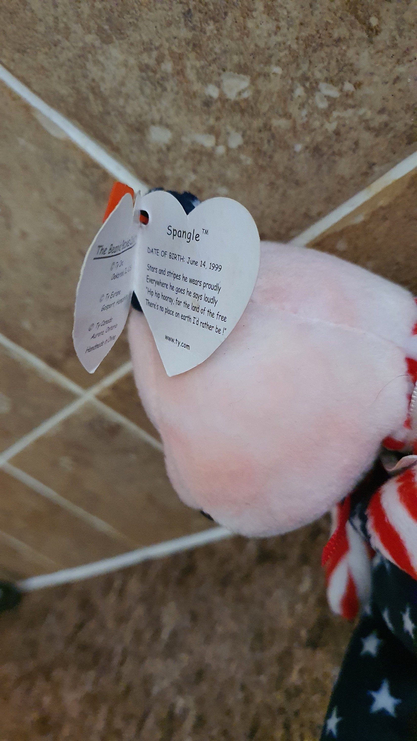 Ty Spangle American Beanie Baby - Etsy