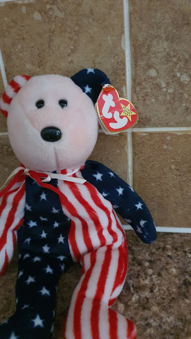 Ty Spangle American Beanie Baby - Etsy