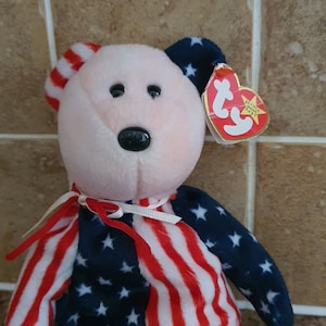 Ty Spangle American Beanie Baby - Etsy