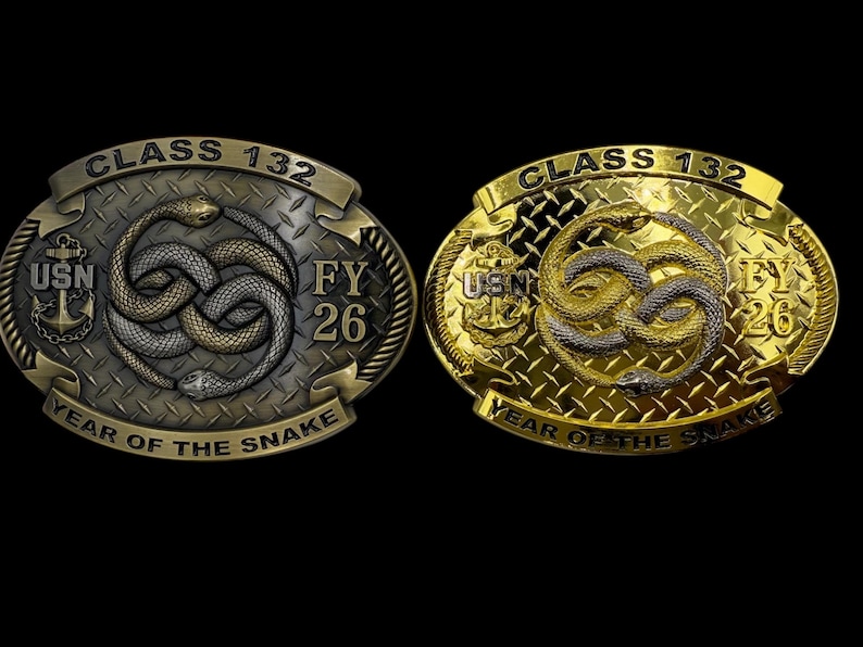 Class 132 Belt Buckle US Navy Chief FY26 - Etsy