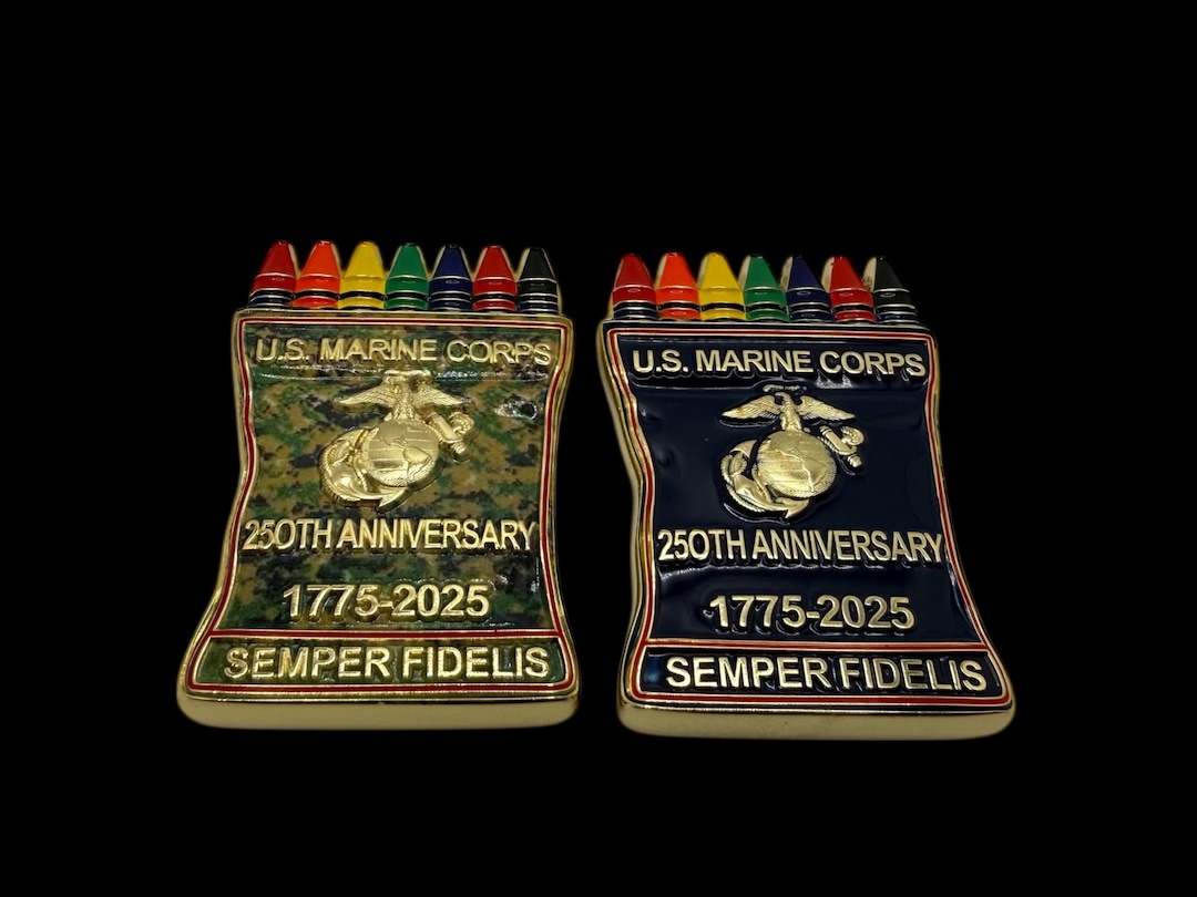 Marines 250 Crayons Celebration 2 Inch CC - Etsy