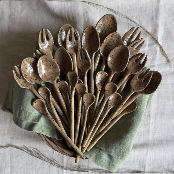 Ceramic Spice Spoons - Etsy