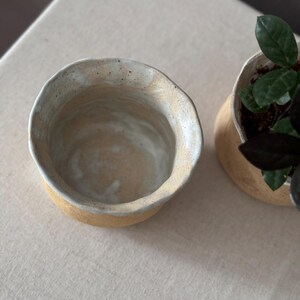 Ceramic Rustic Planter Pottery Farmhouse Small Plant Pot Minimal ...