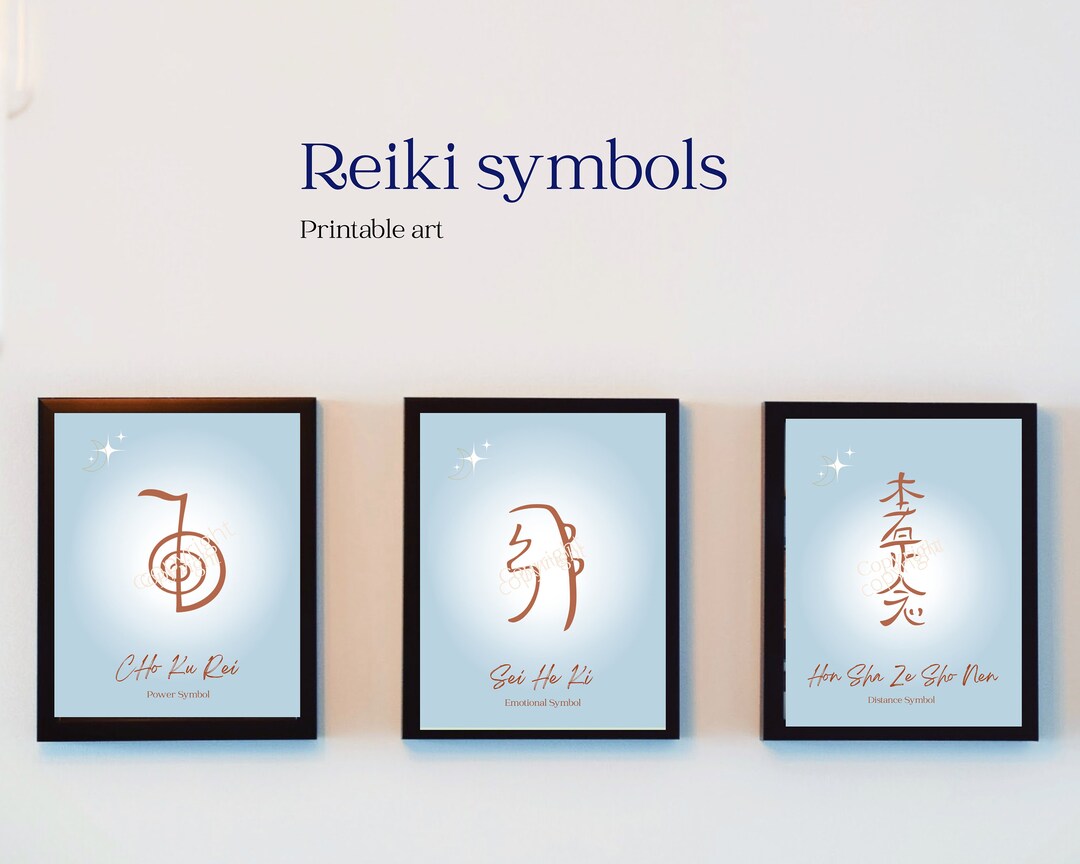 Reiki Symbols Digital Reiki Print Spa Decor Reiki Art Printable ...