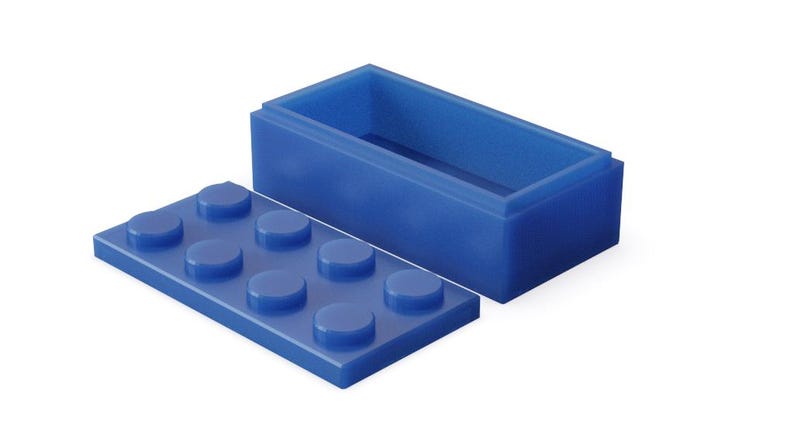 Lego-style Stackable Storage Box STL Files | Modular Brick Container ...