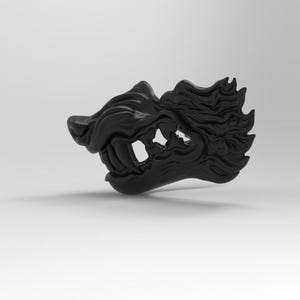Wolf Mask STL – 3D Printable Files for Cosplay, Decorations, and More ...