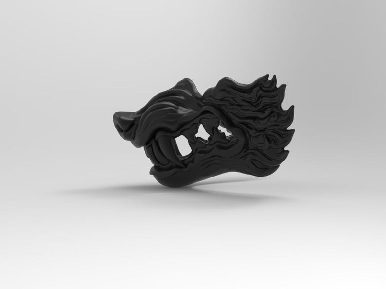 Wolf Mask STL – 3D Printable Files for Cosplay, Decorations, and More ...