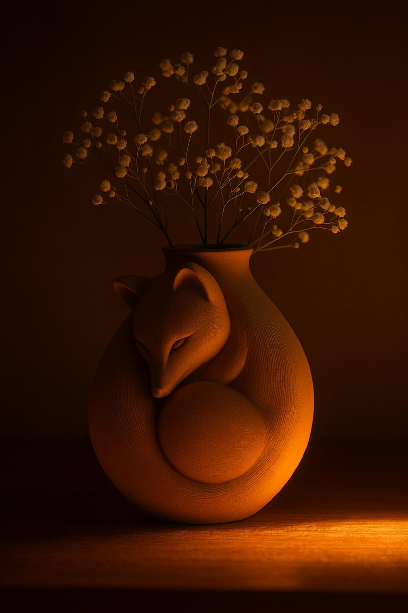 Fox Vase 3D Model STL: Modern Minimalist Planter (digital Download) - Etsy