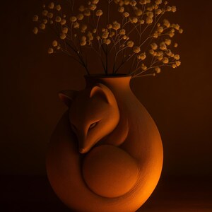 Fox Vase 3D Model STL: Modern Minimalist Planter (digital Download) - Etsy